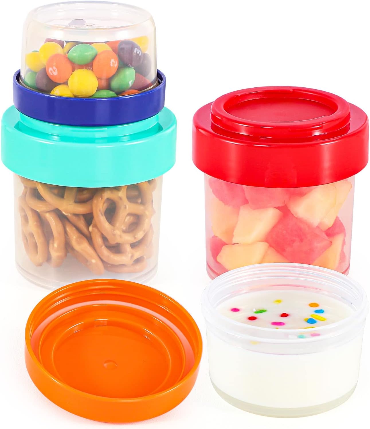 Amazon.com : Caperci Leakproof Baby Food Containers, Freezer Safe ...