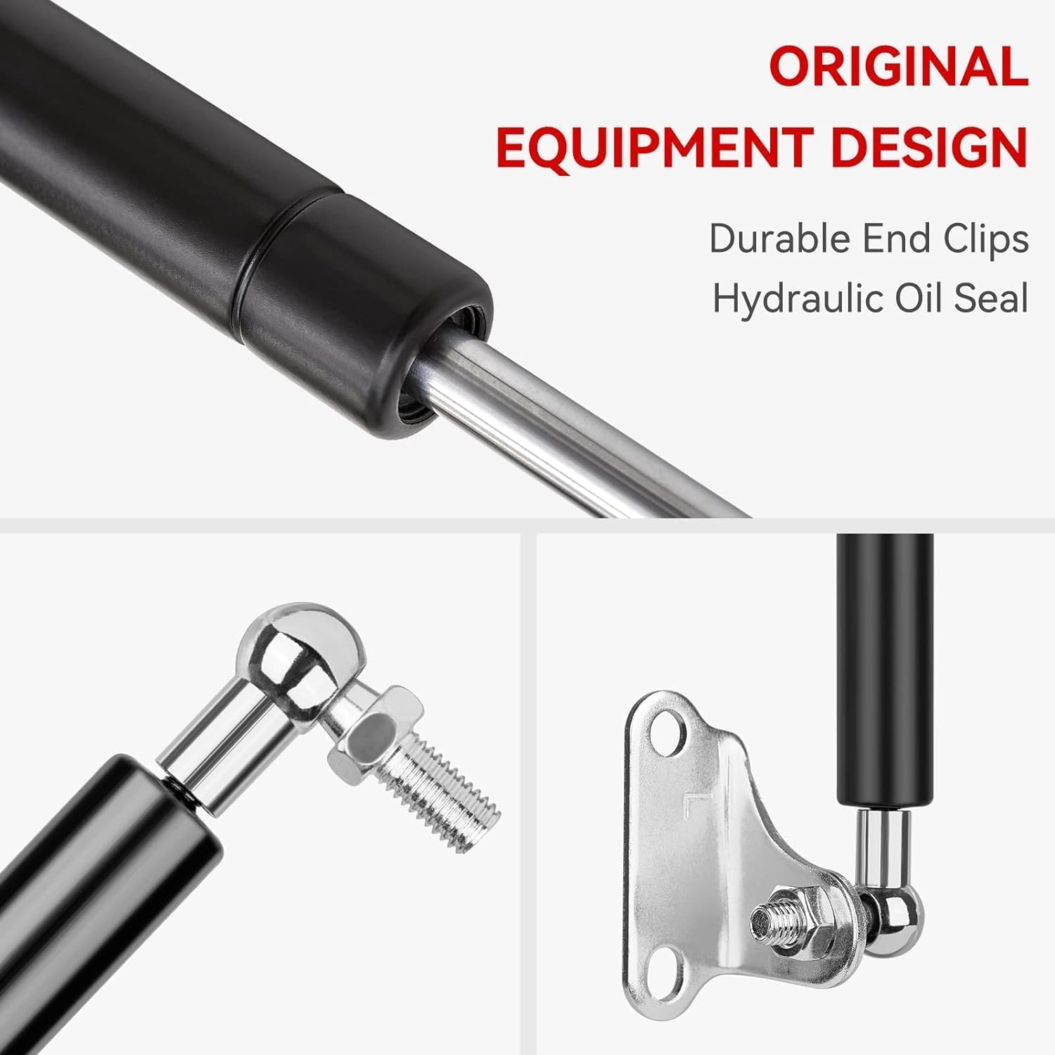 Snapklik.com : 20 Inch 180Lb/800N Gas Struts Spring Shocks