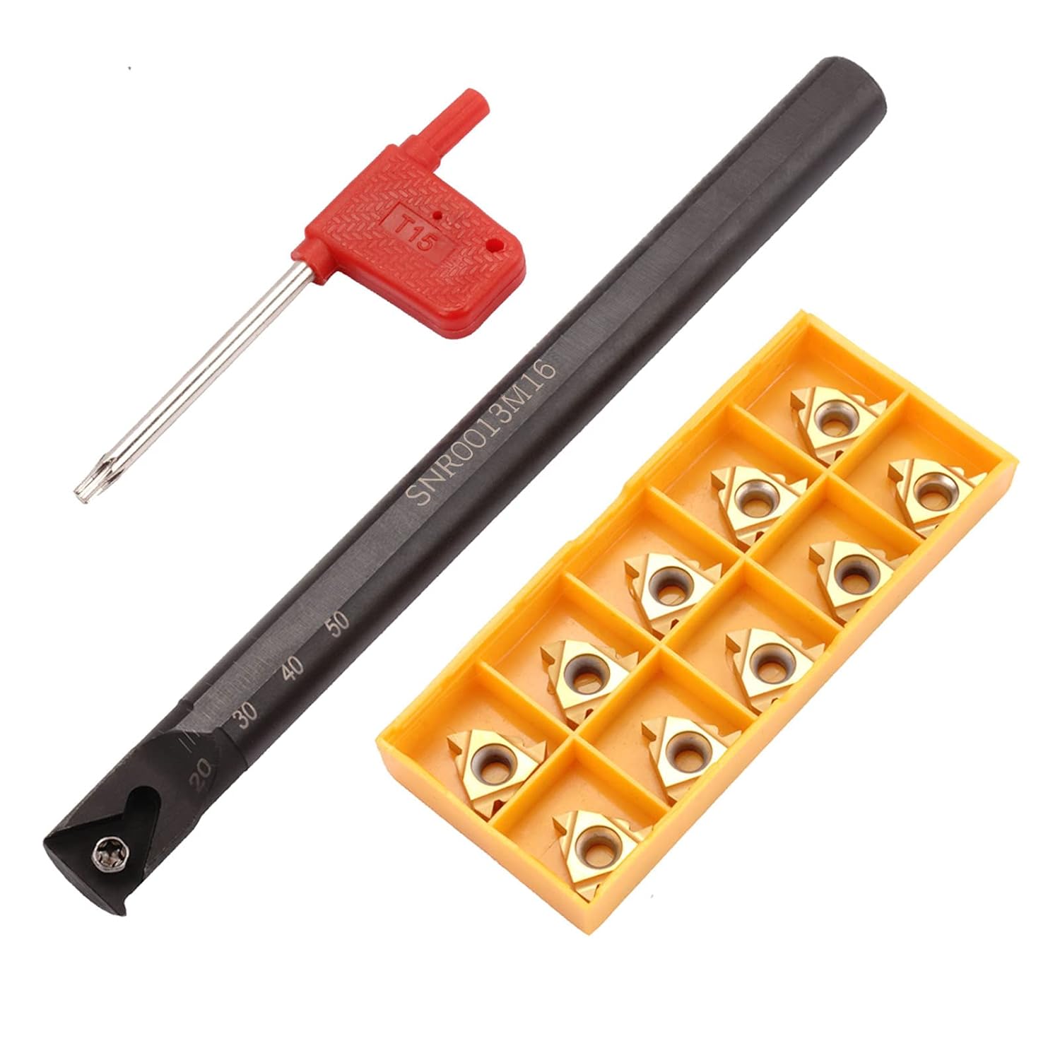 Lathe Internal Threading Tool SNR0013M16 Boring Bar Turning Tool Holder ...