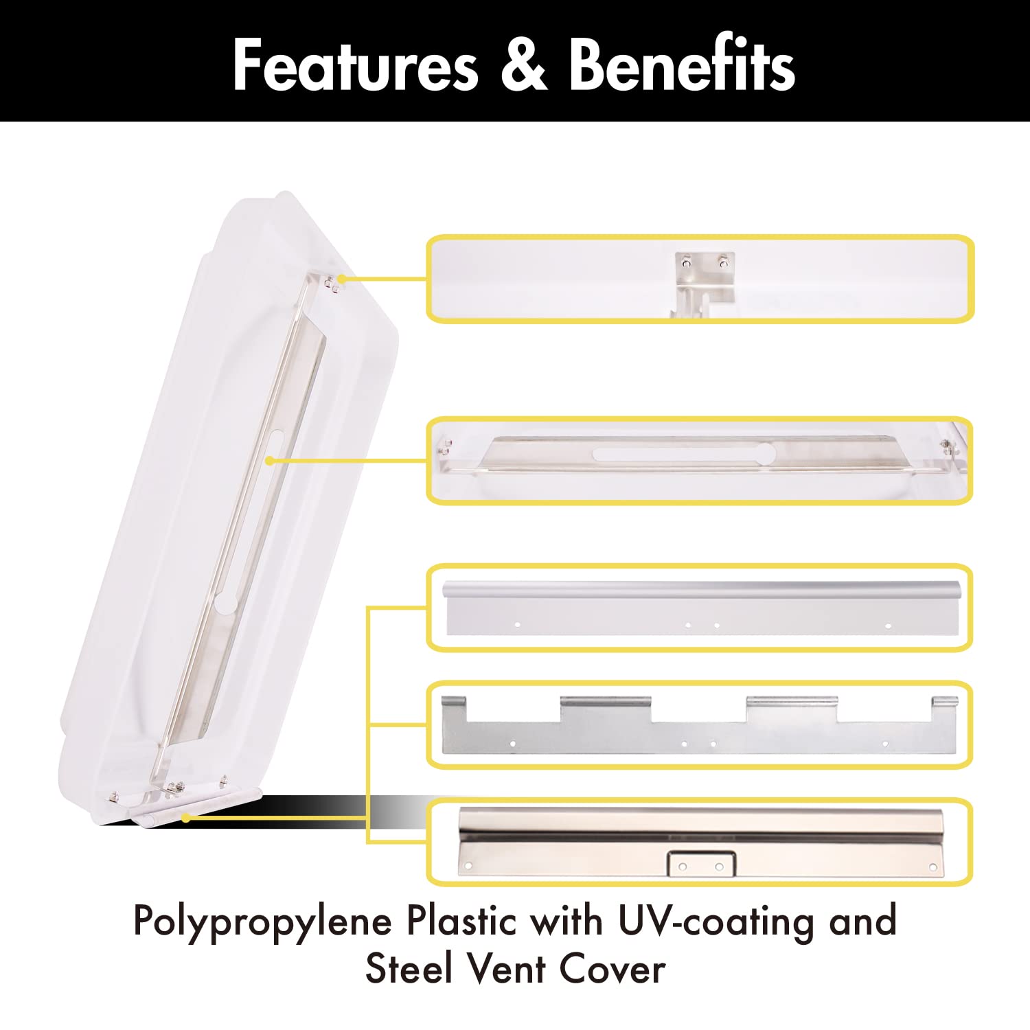 Snapklik.com : ONLTCO Expert RV Vent Lid Replacements (2-Pack ...