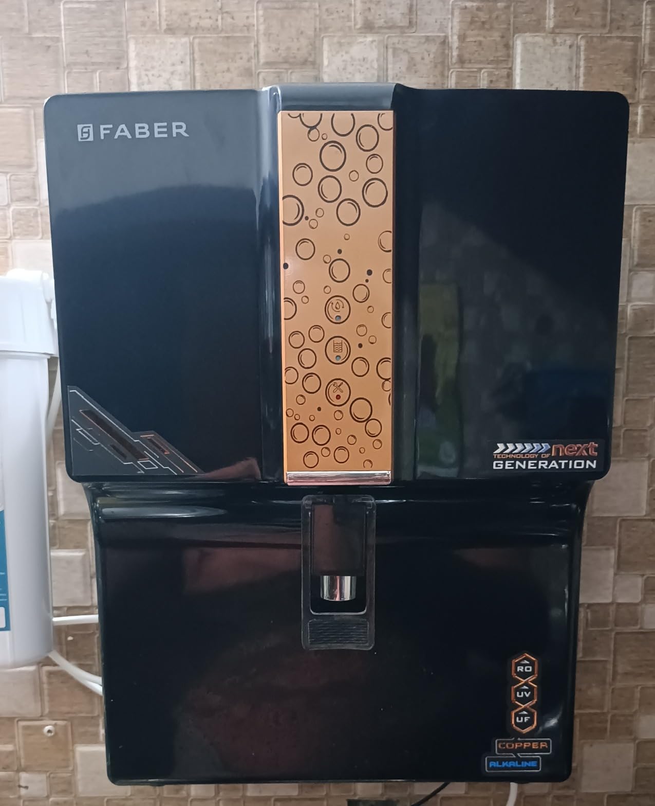 Faber Copper Guard (RO+UV+UF+Alkaline+Copper)|7L Storage|9 Stage ...