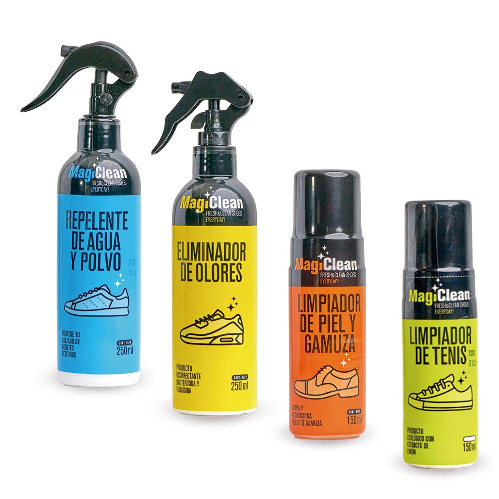 Magiclean | Kit de limpieza para el cuidado del calzado, incluye ...
