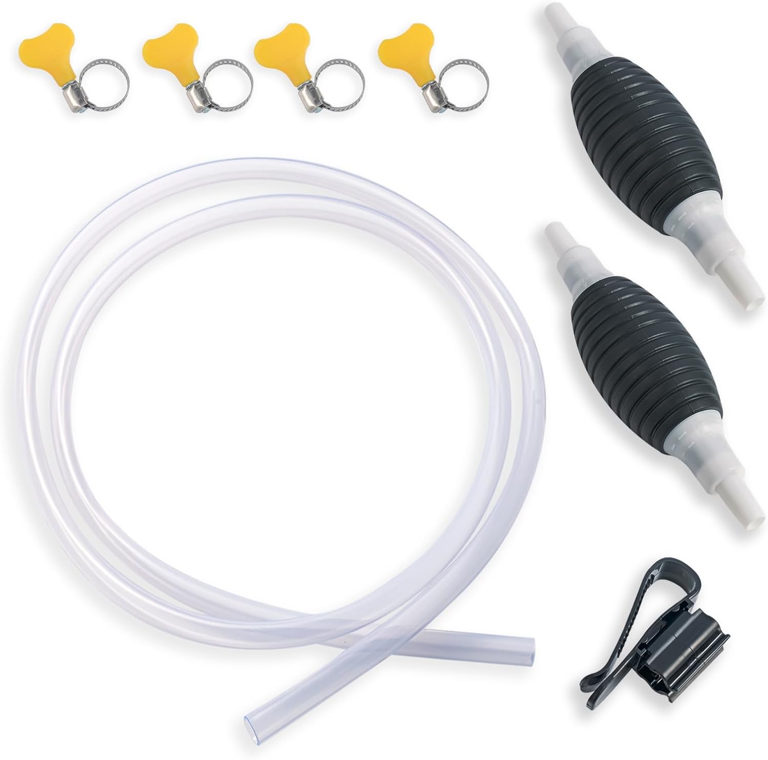 Amazon.com: Snwoygr Siphon Pump, Enlarged Caliber Siphon Fuel Hand Pump with 6.6 Ft Durable PVC ...