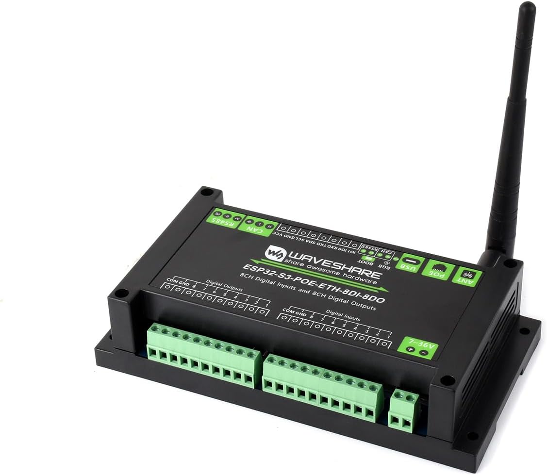 waveshare Industrial ESP32-S3 Control Board,8-Channel Digital Input ...
