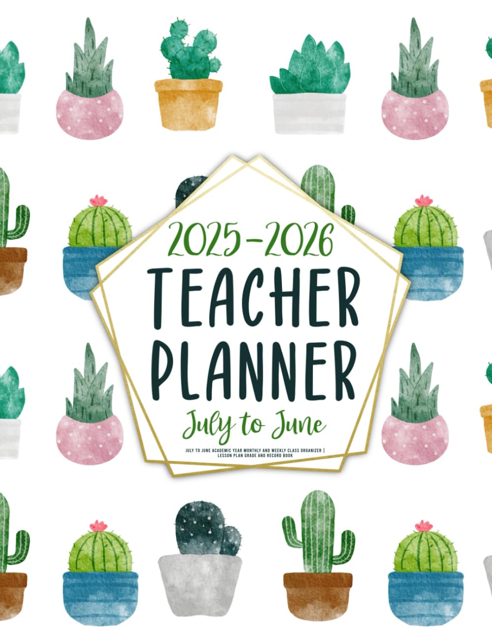Amazon.com: 2025-2026 Teacher Planner: July to June Academic Year ...