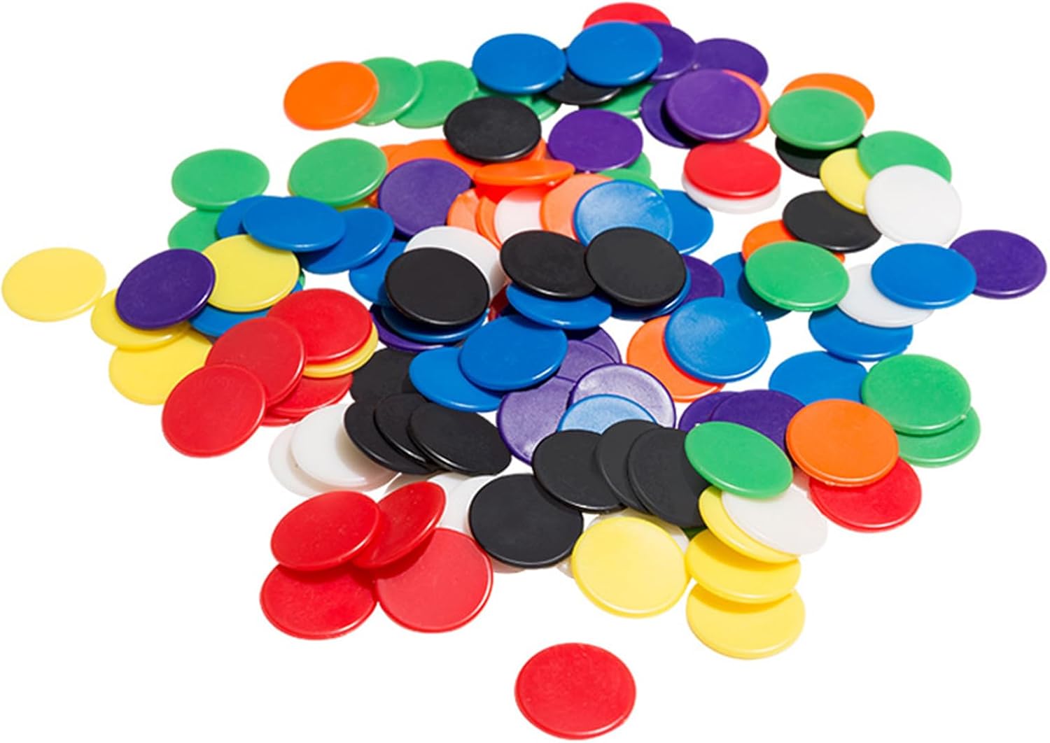 200Pcs Colored Counters for Bingo Chips, 19mm Plastic Counters for ...