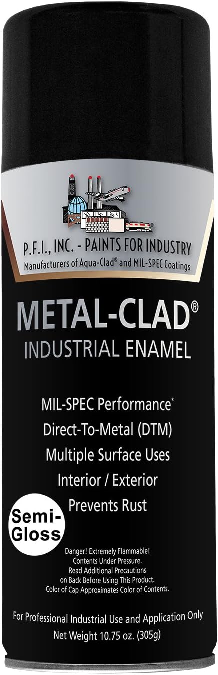 METAL-CLAD Paints For Industry Industrial Enamel, Aerosol Spray Paint ...