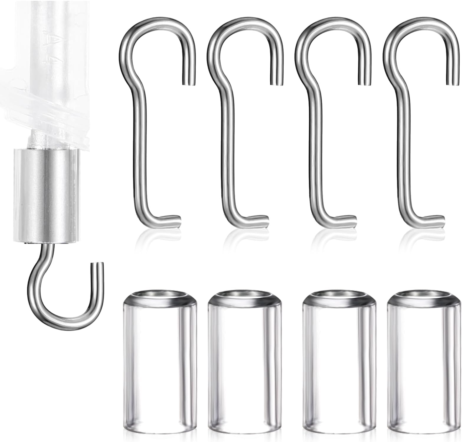 Amazon.com: 4 Set Horizontal Blinds Replacement Parts with Hook, Wire and Sleeve Collar for ...