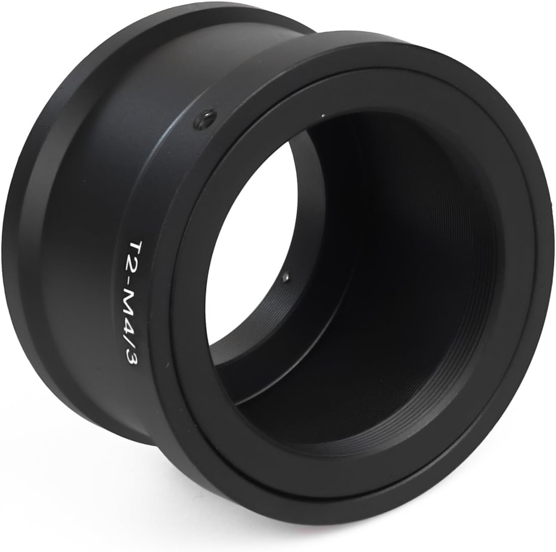 T2-M4/3 Lens Adapter Compatible with Micro 4/3 MFT Camera T-Mount Micro ...