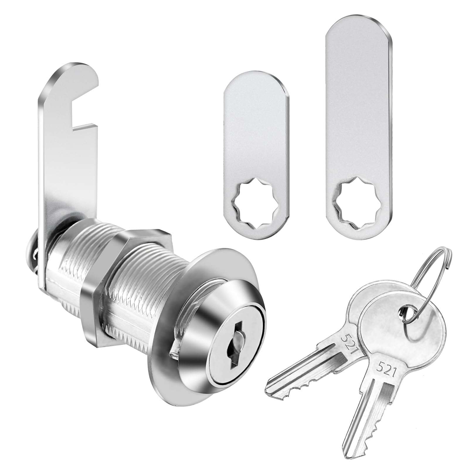 Cabinet Locks with Keys, 1-1/2 Inch RV Cam Locks for Tool Box, Drawer ...