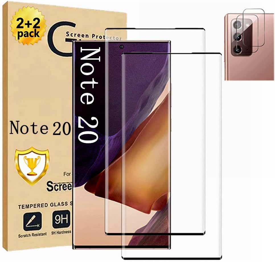 Amazon.com: Galaxy Note 20 Screen Protector, 2 Pack Note 20 Tempered ...