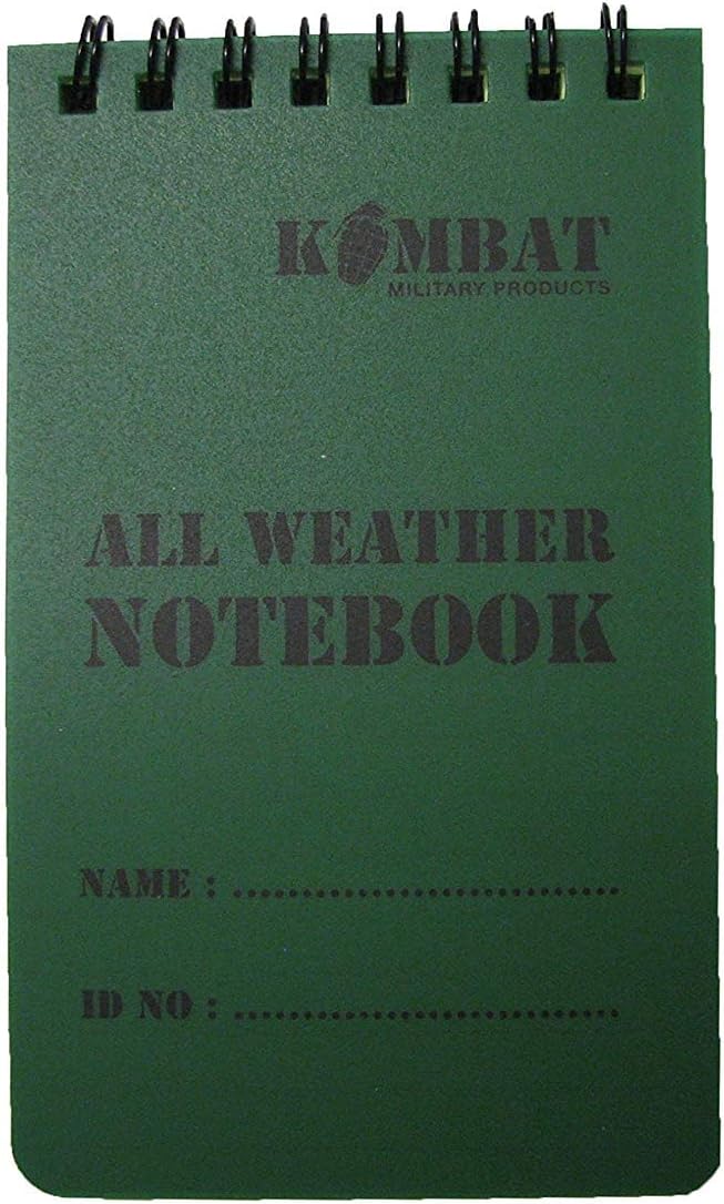 Kombat Molle Fully Zipped Tactical Notebook Notepad Holder Folder A5 ...