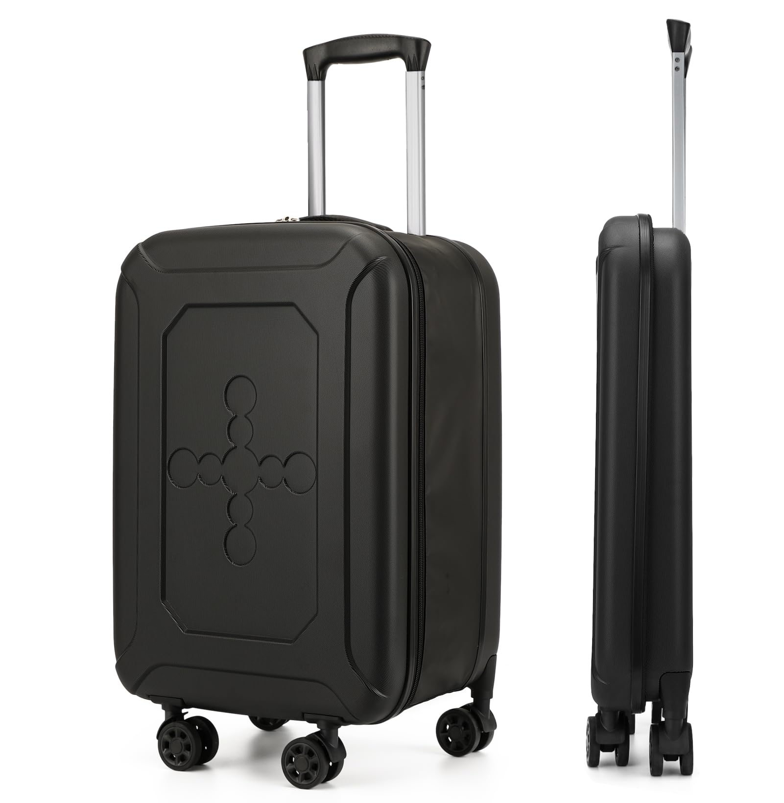 ELDA Collapsible Suitcase Checked Fully Foldable Luggage Hardshell ...