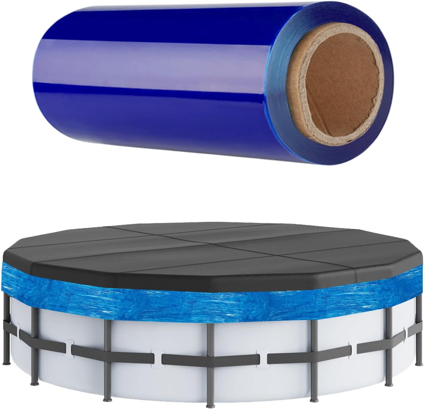 Amazon.com : 1200FT Winter Pool Cover Seal for Above Ground Pools ...