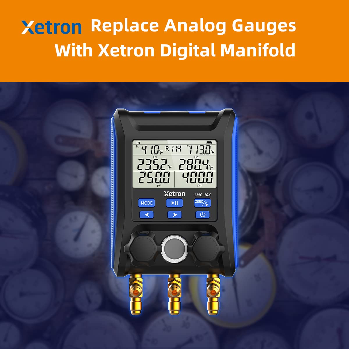 Xetron HVAC manómetro digital...B09V5BH2ND | Encarguelo.com