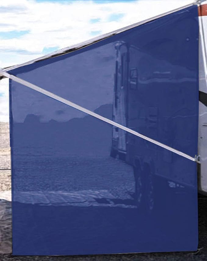 Amazon.com: Tentproinc RV Awning Sunshade Screen Navy Blue Mesh Sun ...