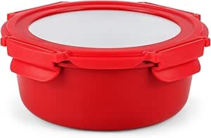 Amazon.com: STP GOODS Multipurpose Round Glass Container with Ceramic ...