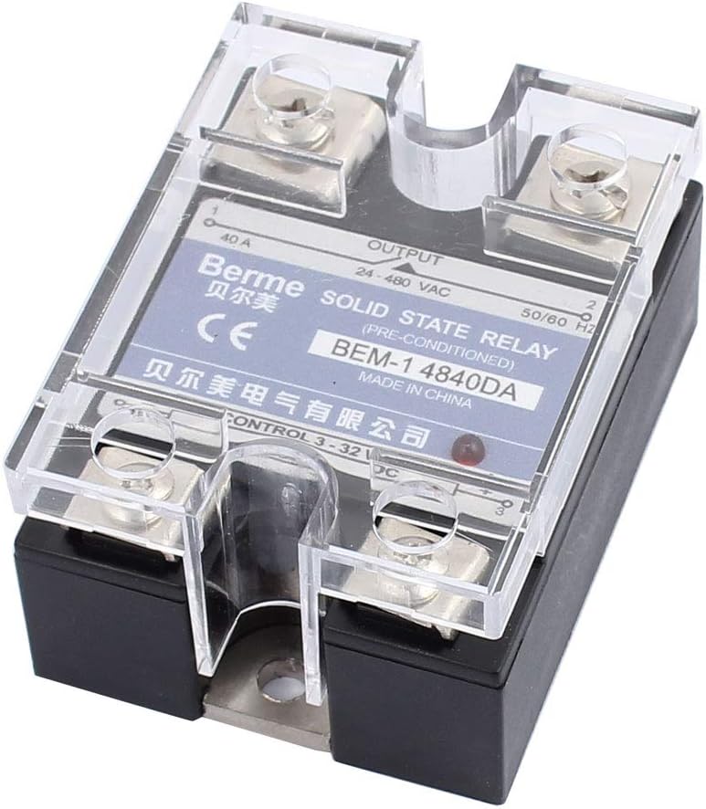 Amazon.com: Aexit BEM-1 4840DA Hardware Solid State Relay Module DC 3 ...