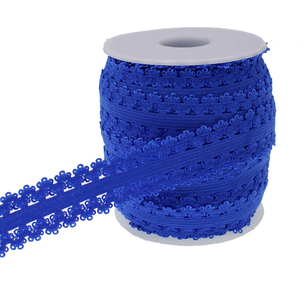 Amazon.com: One Roll 16 Yards 3/4'' Picot Edge Stretch Lace, Frilly ...