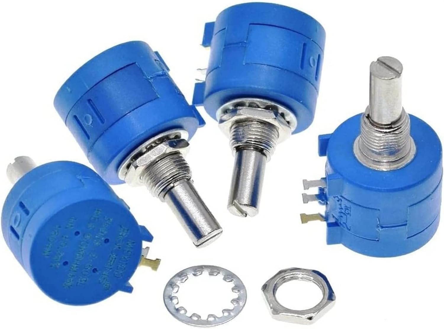 Amazon.com: HIFASI Resistor 3590S Multiturn Potentiometer 500 1K 2K 5K ...