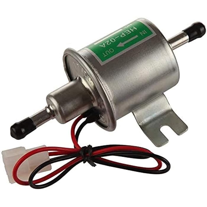 Buy Universal Electric Fuel Pump 12V 1.2A Gas Diesel Inline, Model HEP ...