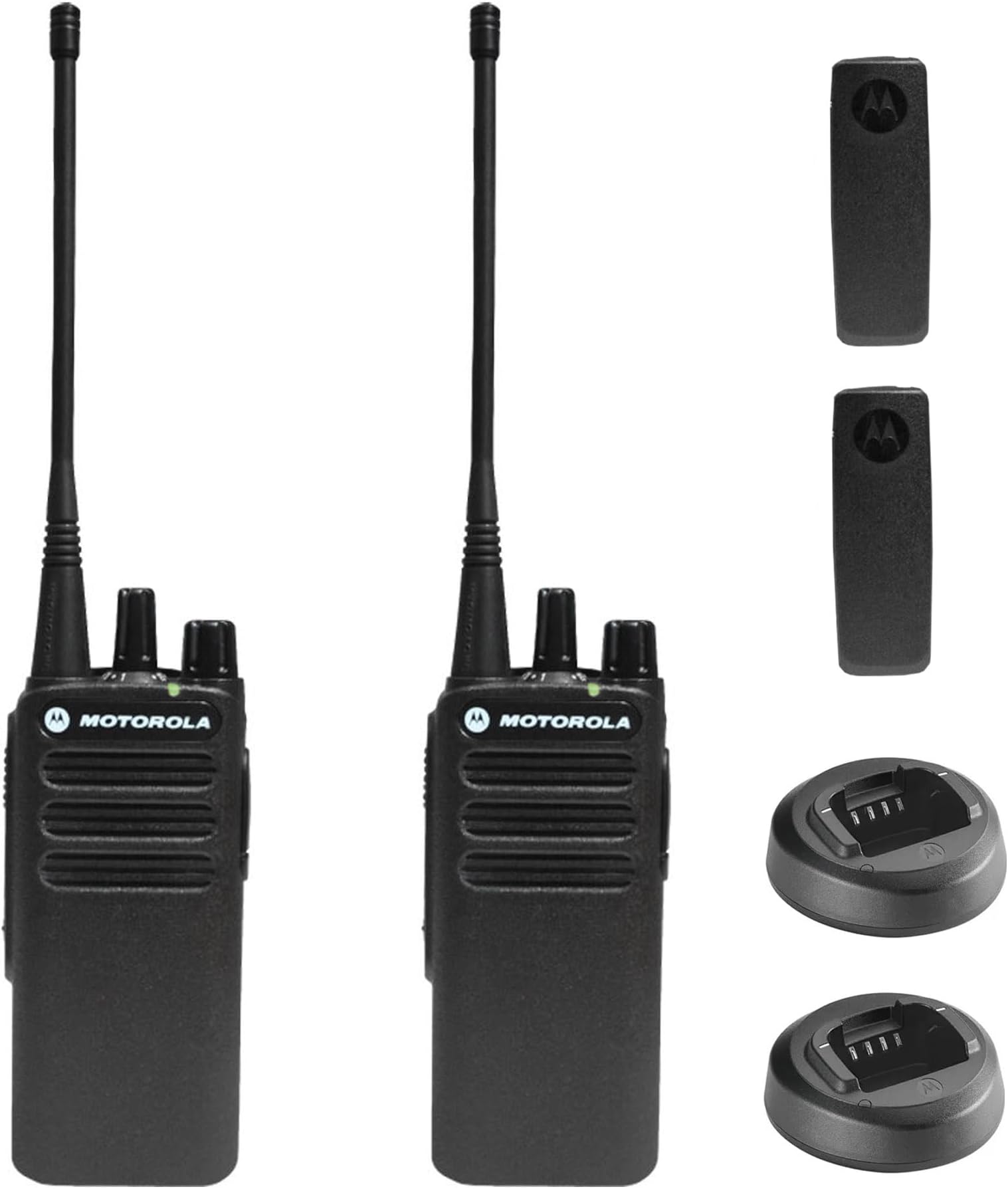Amazon.com: 2 x Motorola CP100D Analog UHF Portable Non-Display Two Way ...