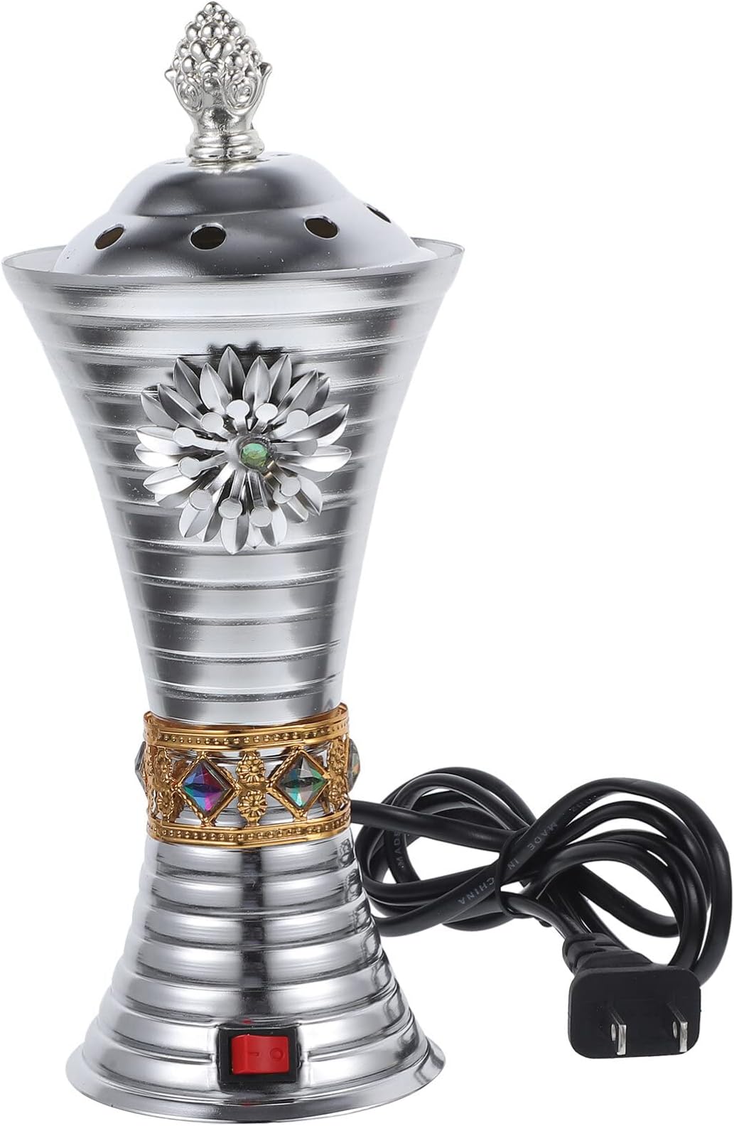 Amazon.com: Electric Oud Burner Portable Burner Incense Burner Metal ...