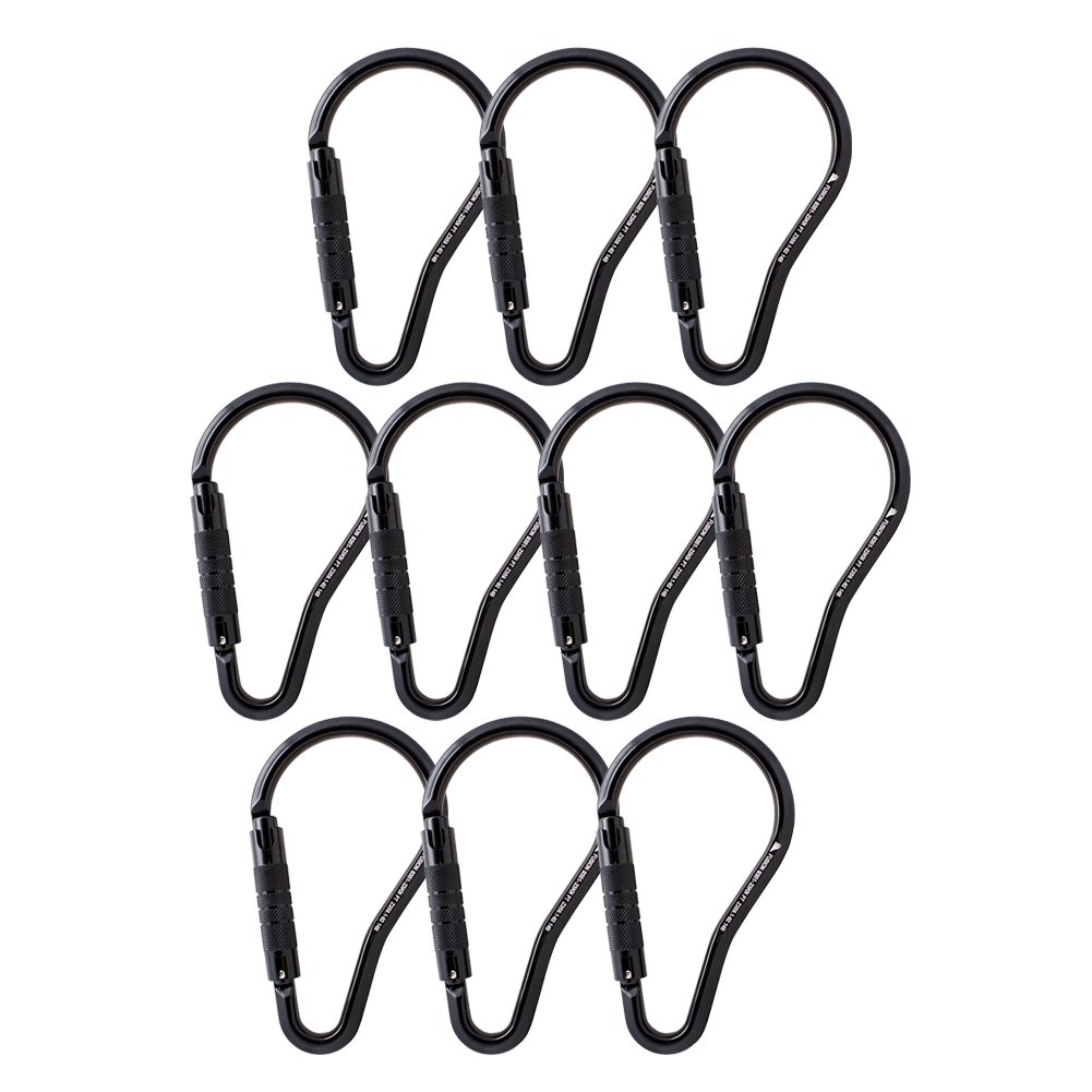 Amazon.com : Fusion Climb Prima Alumn Auto Lock Ladder Hook Carabiner ...