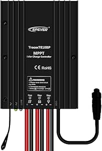 Amazon.com : EPEVER MPPT Solar Charge Controller 30A 12V 24V auto IP67 Waterproof Max PV 100V ...