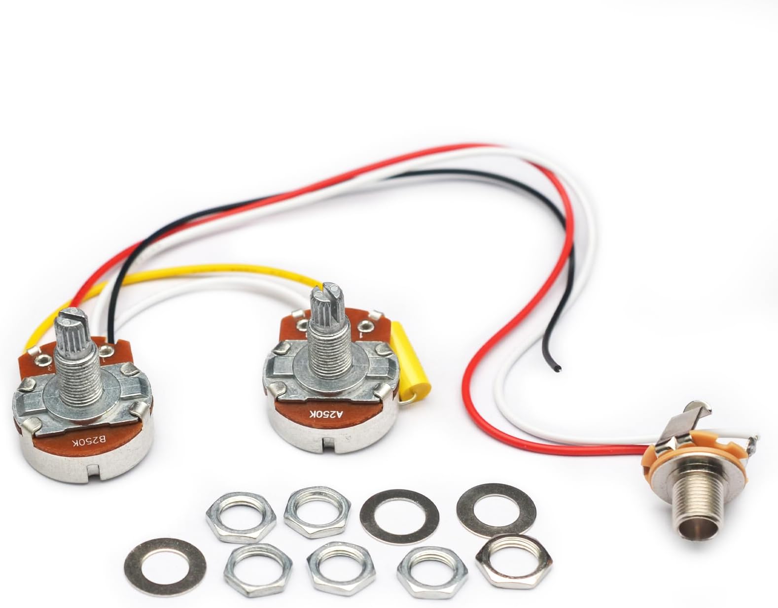 Amazon.com: P Bass Humbucker Pickups Prewired Harness Set with 1T1V ...