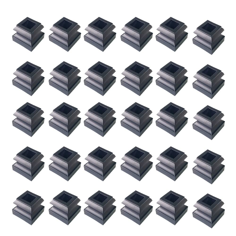 Elecmate Iron Baluster Shoes Stair Flat Shoe with Screw for 1/2 Inch ...