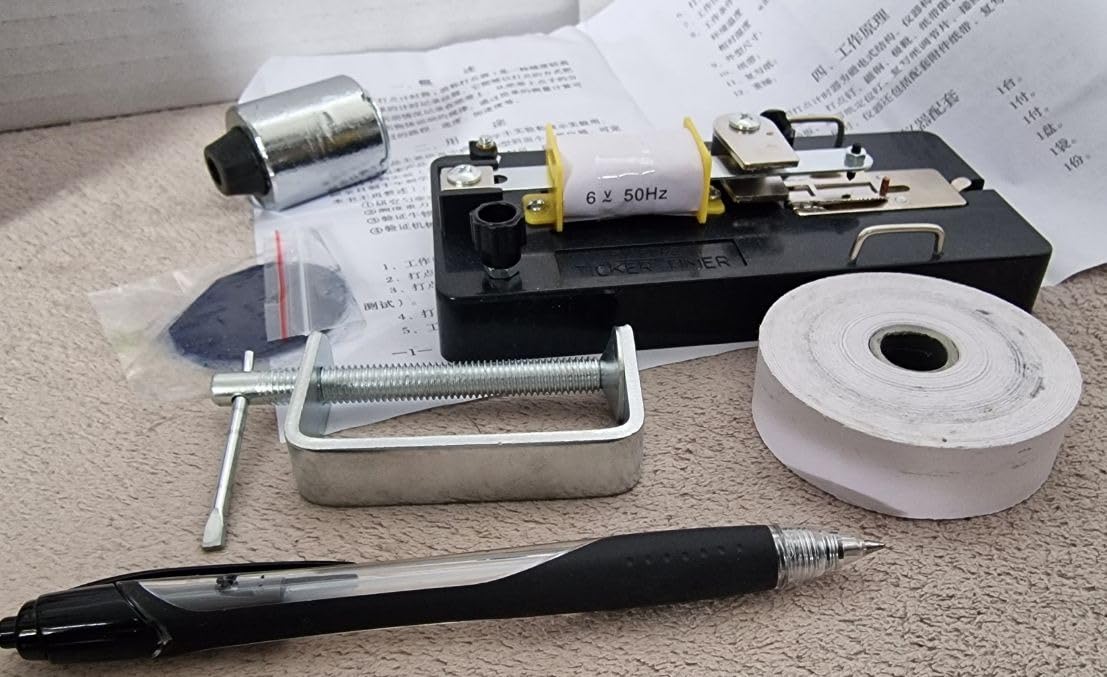 ULTECHNOVO 1 Set Ticker Tape Timer Electromagnetic Dotting Timer ...