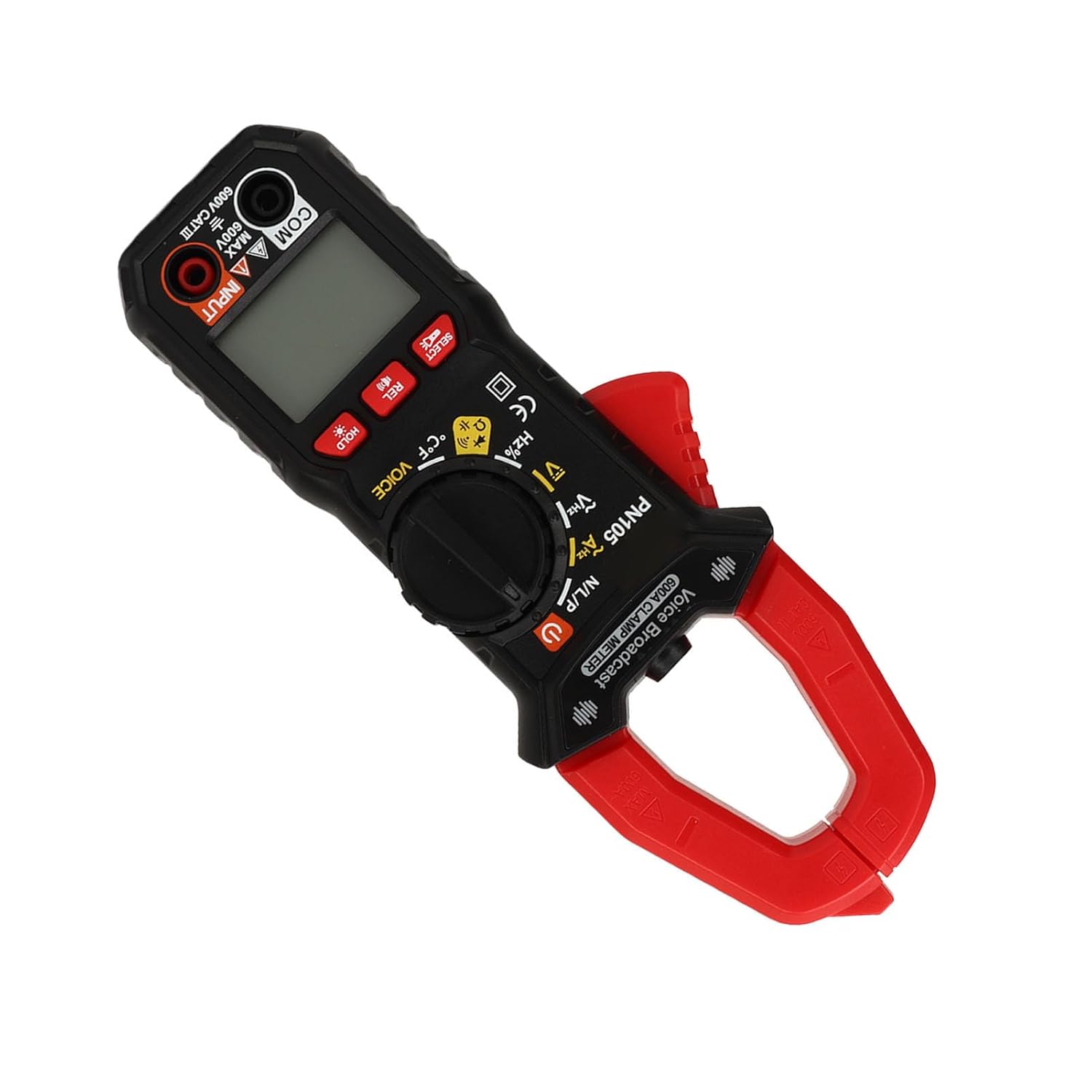 Digital Clamp Meter, Intelligent Voice Multimeter Tester AC DC Voltage ...