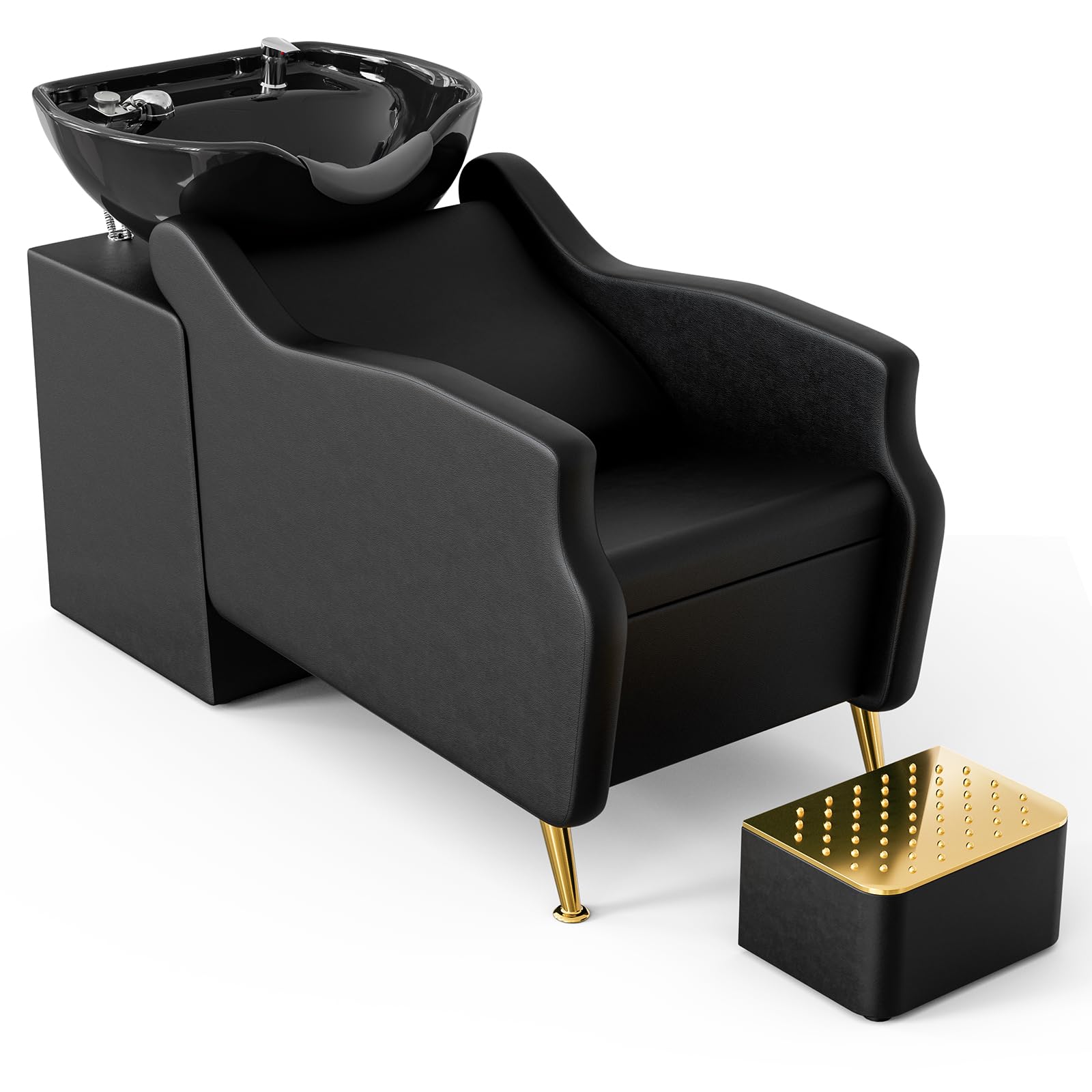 Amazon.com: SyyBhb Shampoo Chair and Bowl for Salon, Backwash Shampoo ...