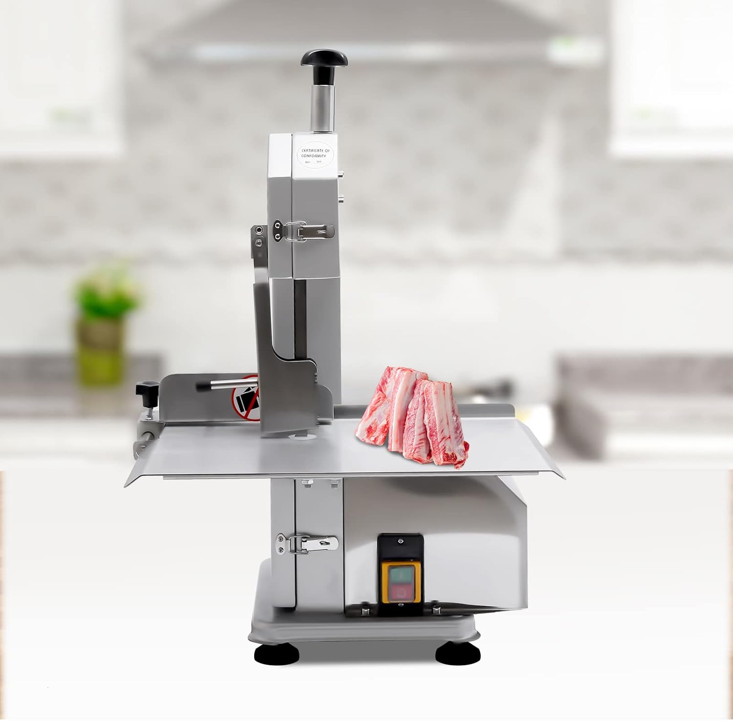 Amazon.com: Commercial Electric Meat Bandsaw, 650W Stainless Steel ...