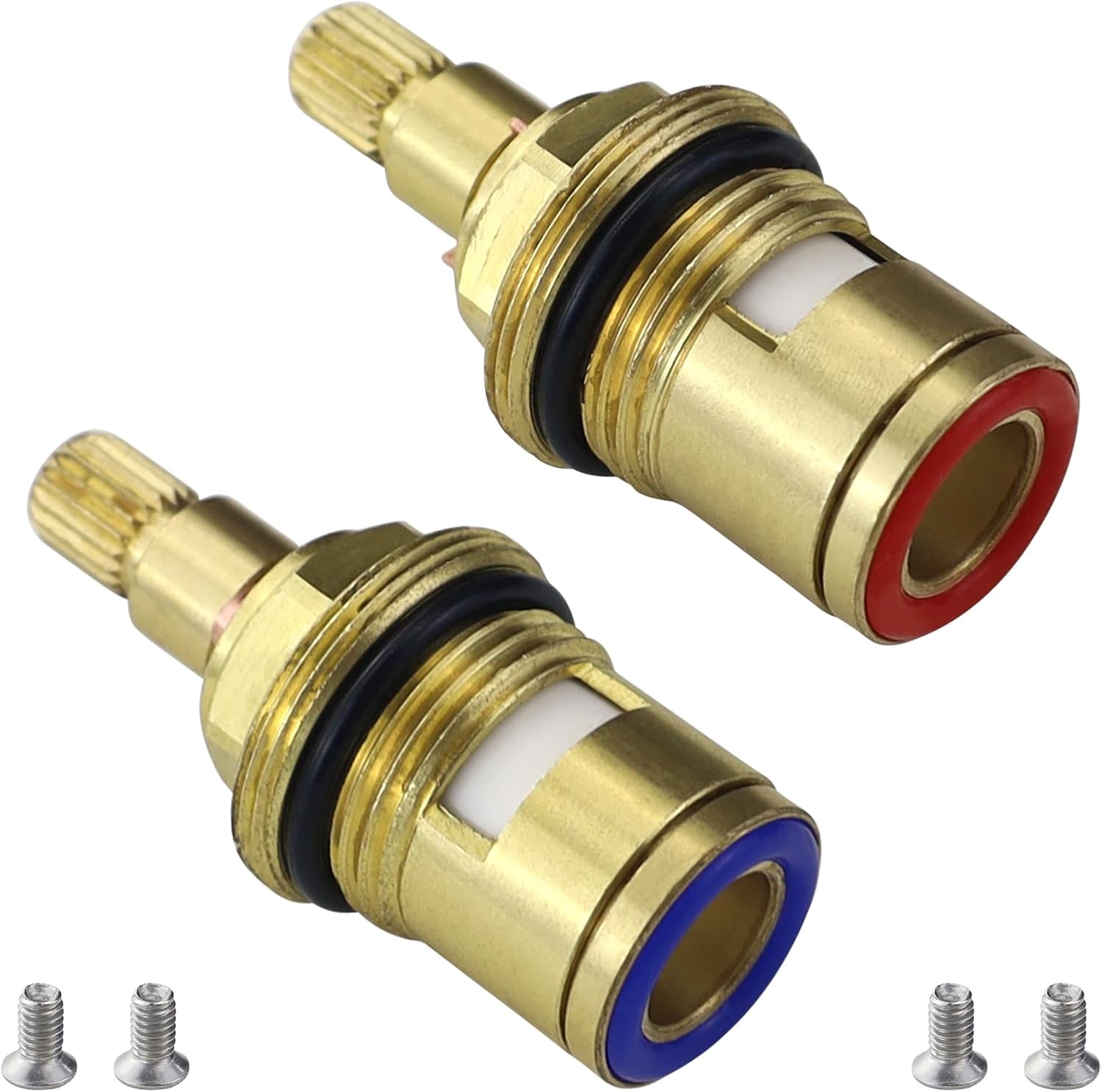 2 Pcs 1/4 Turn 20 Spline Ceramic Tap Cartridges for Mixer Taps, Tap ...