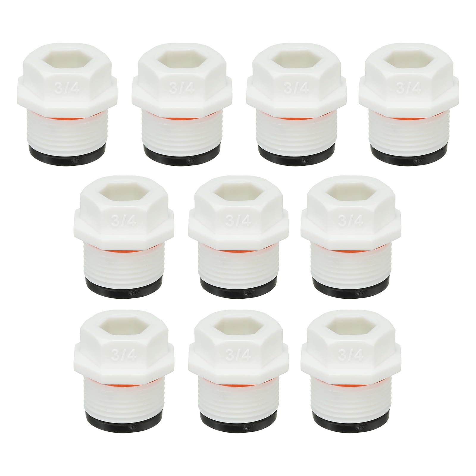 PATIKIL G3/4″ Outer Hex Male Thread PPR Pipe Fitting End Cap Connector ...