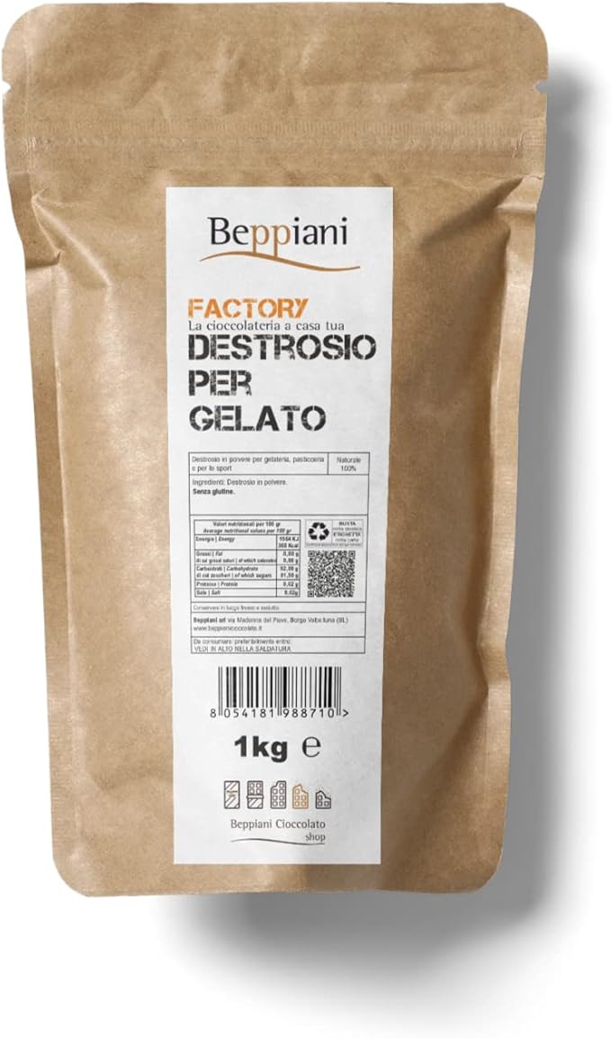 Destrosio Beppiani in polvere per gelati, pasticceria, sciroppo di ...