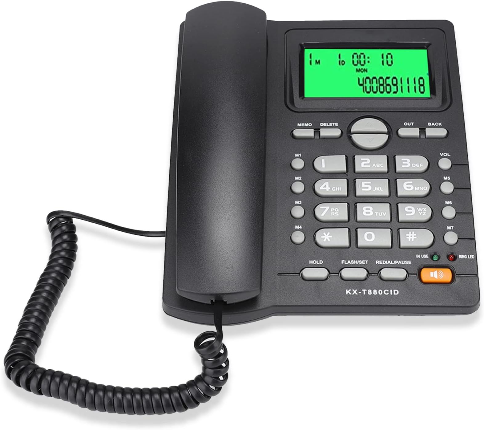 Wendry Home Corded Telephone, Landline Phones, KX-T880C Caller ID ...
