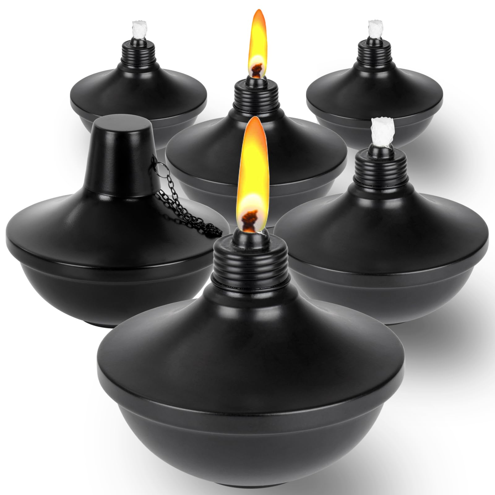 Amazon.com : Metal Table Top Torches 6 Pack, 22 oz Torch Replacement ...