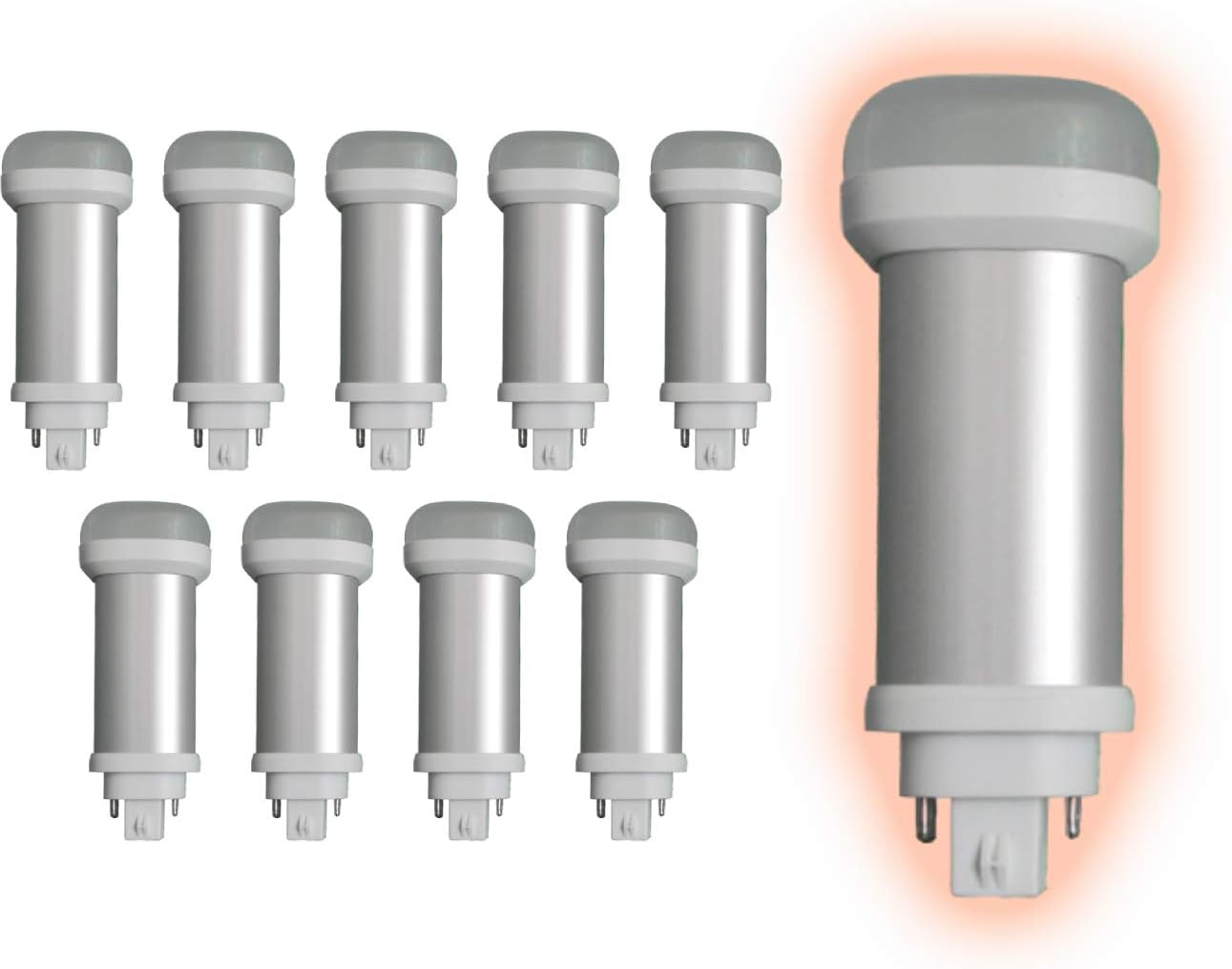 Amazon.com: GoodBulb 18 Watt Replacement Vertical LED Plug-in Light Bulbs | Commercial 12 Watt ...