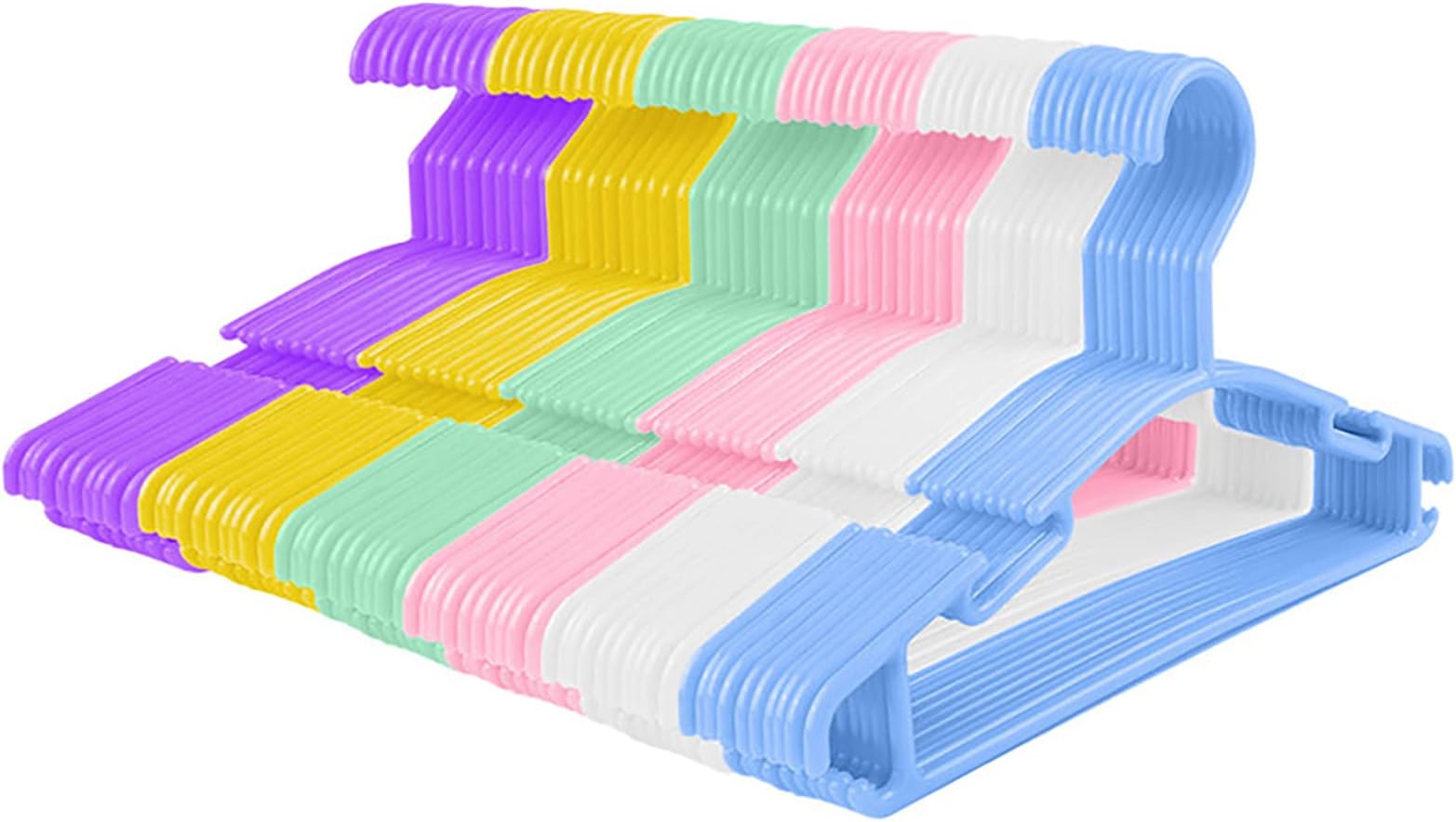 Amazon.com: Tosnail 60 Pack Plastic Children's Hangers Baby Hangers ...
