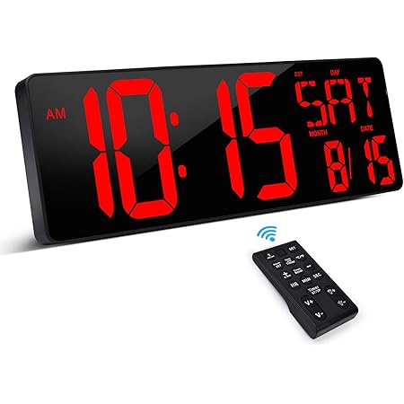 Amazon.com: Ledgital Countdown Timer Cock, Digital Wall Clock for Conference/Church/Classroom ...
