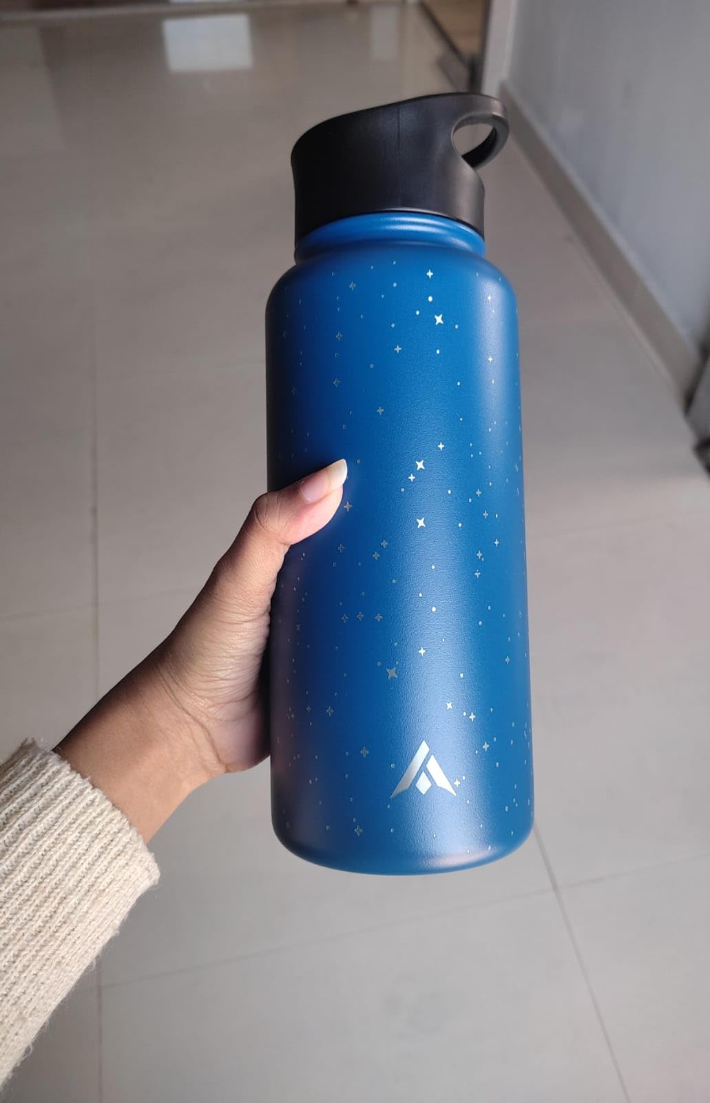 Aethon Insulated Sipper Stainless Steel Water Bottle with Straw,Flip ...