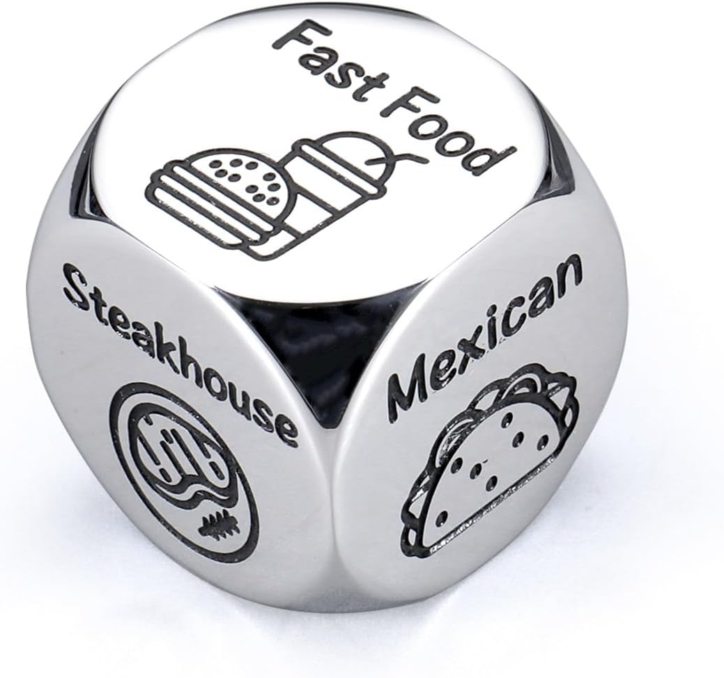 Food Decision Dice Decider for Couple Boyfriend Girlfriend Husband Wife ...