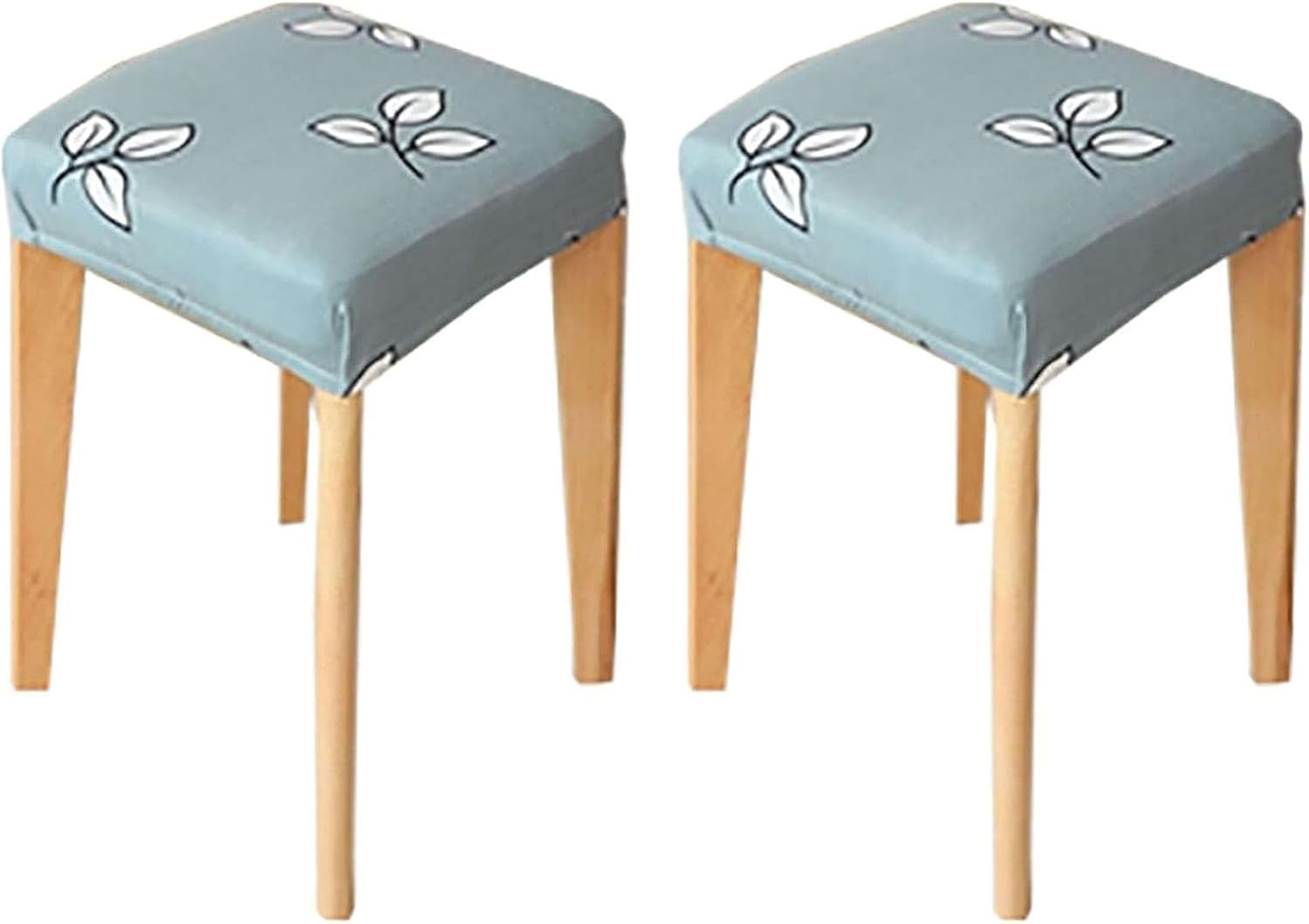 Amazon.com: N/A Set of 2/4/6 Printed Bar Stool Cover, Square Stretch ...