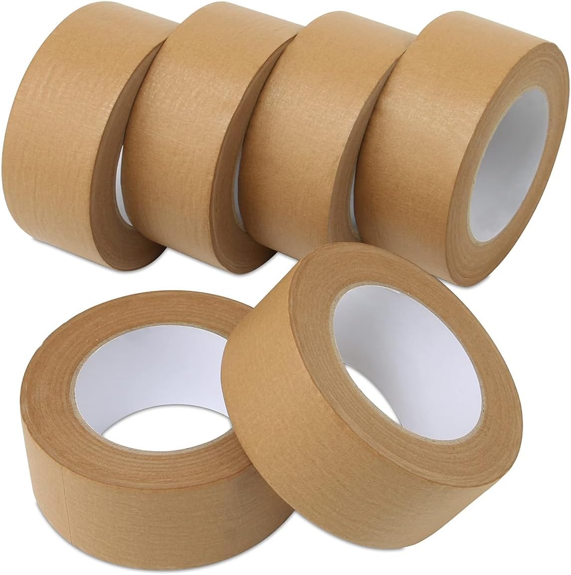 DCGPAC Brown Kraft Paper Tape, 2 inch 50 metre, Eco-Friendly ...