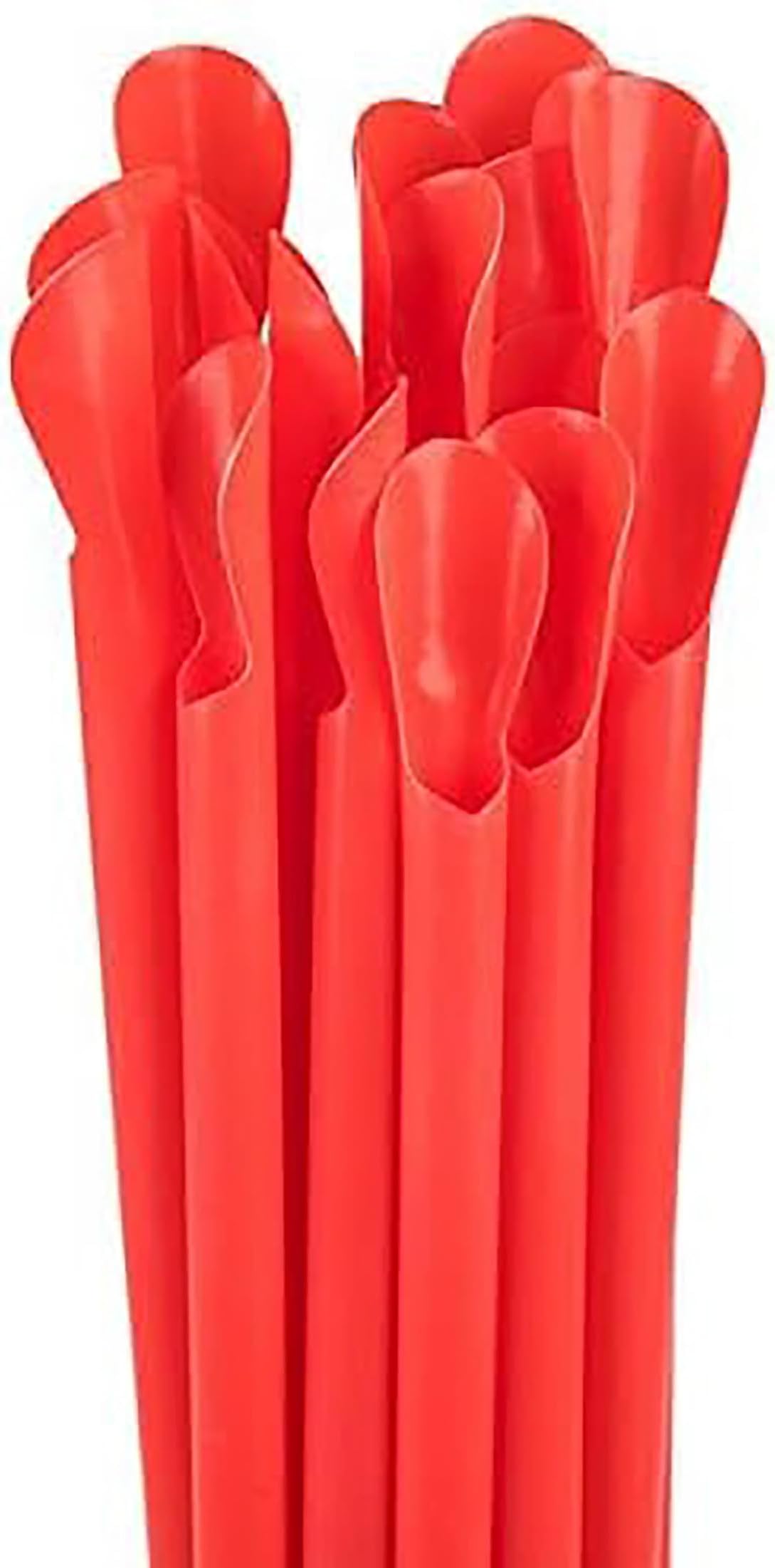 Amazon.com: Individually Wrapped Sno-cone Spoon Straws (Red, 300 ...