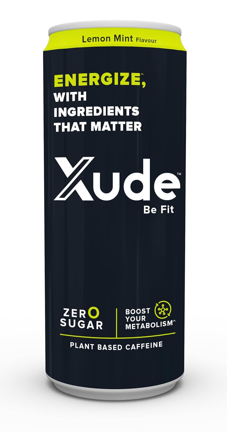 Xude - Fitness + Energy |Lemon & Mint Drink - 24 Pack| Sugar-Free ...