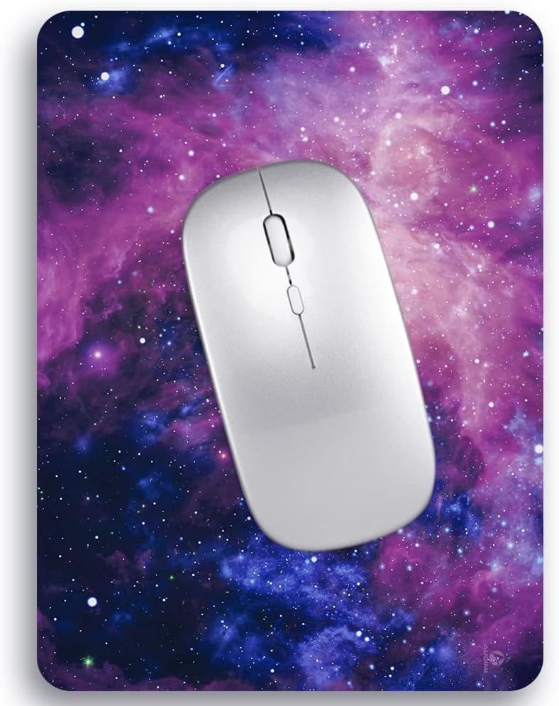 Mouse Mat Pad, Mouse Matt Personalised Purple Solar System Mousepad ...